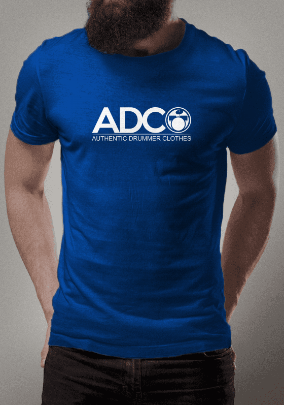 T-Shirt Estonada ADC ! Logo branca ! em ADC - Authentic Drummer Clothes
