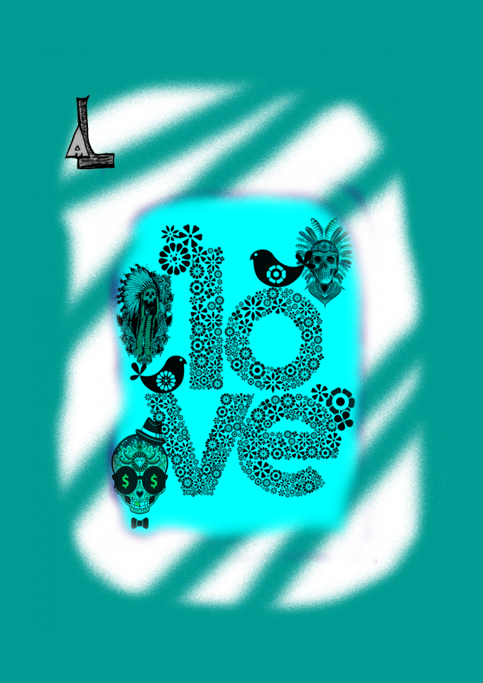 T-Shirt Estonada AL Love em AL-store