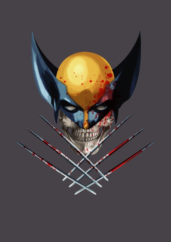 Baby Long Estonada Blood Wolverine R$64,15 em Orange Skull