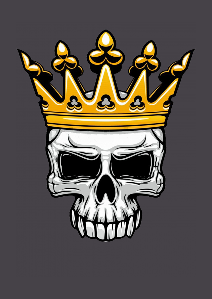 Baby Long Estonada Caveira KING R$64,15 em king of Customization