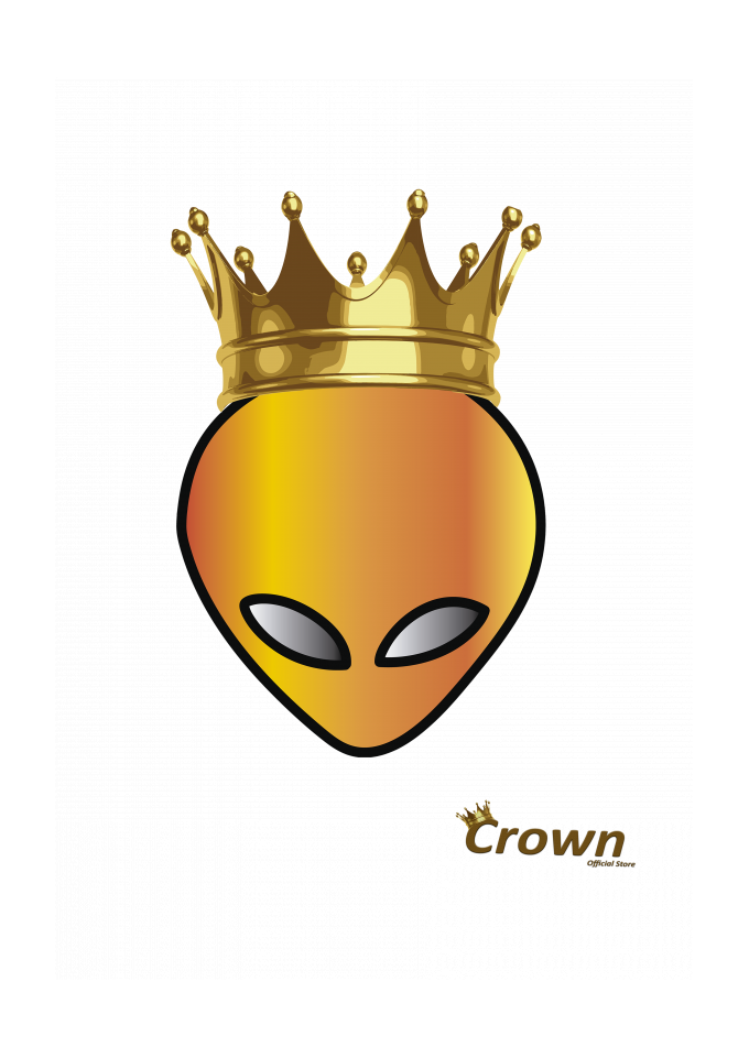 T-Shirt Estonada Crown - Alien em Crown Official Store