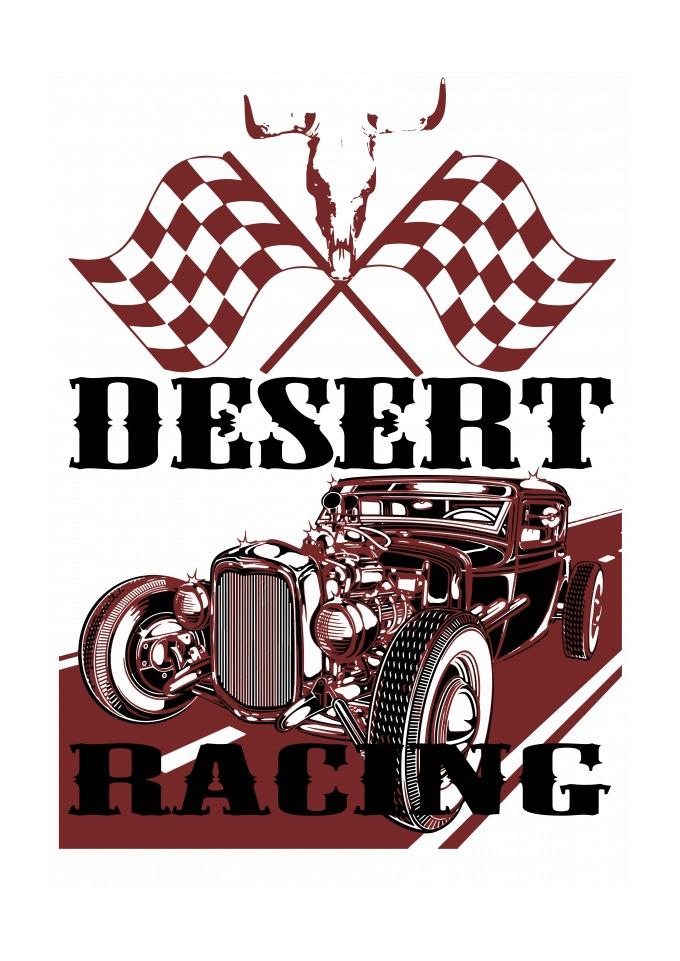 T-SHIRT ESTONADA Desert Racing R$58,43 em Vir&Vestir