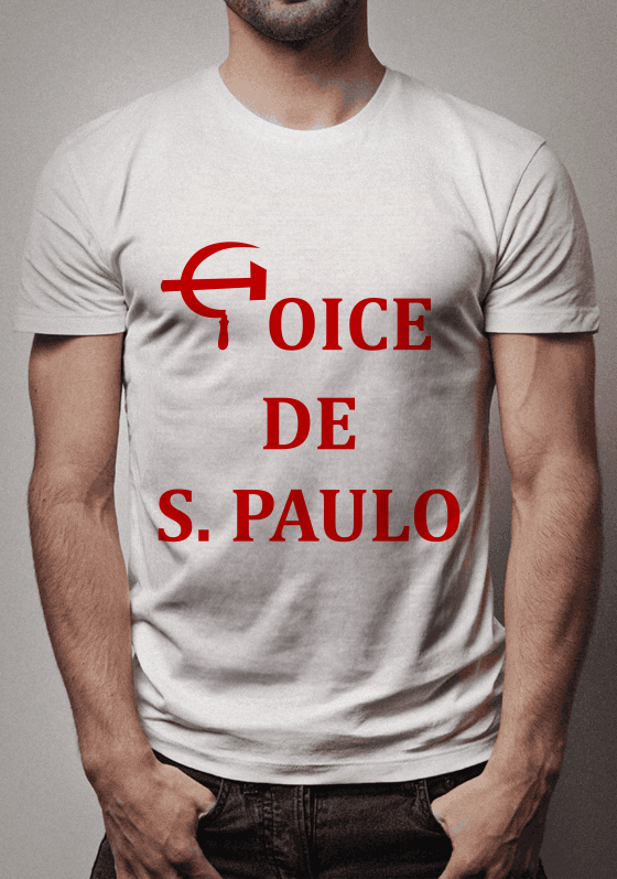 T-Shirt Estonada Foice de São Paulo em Foice de São Paulo