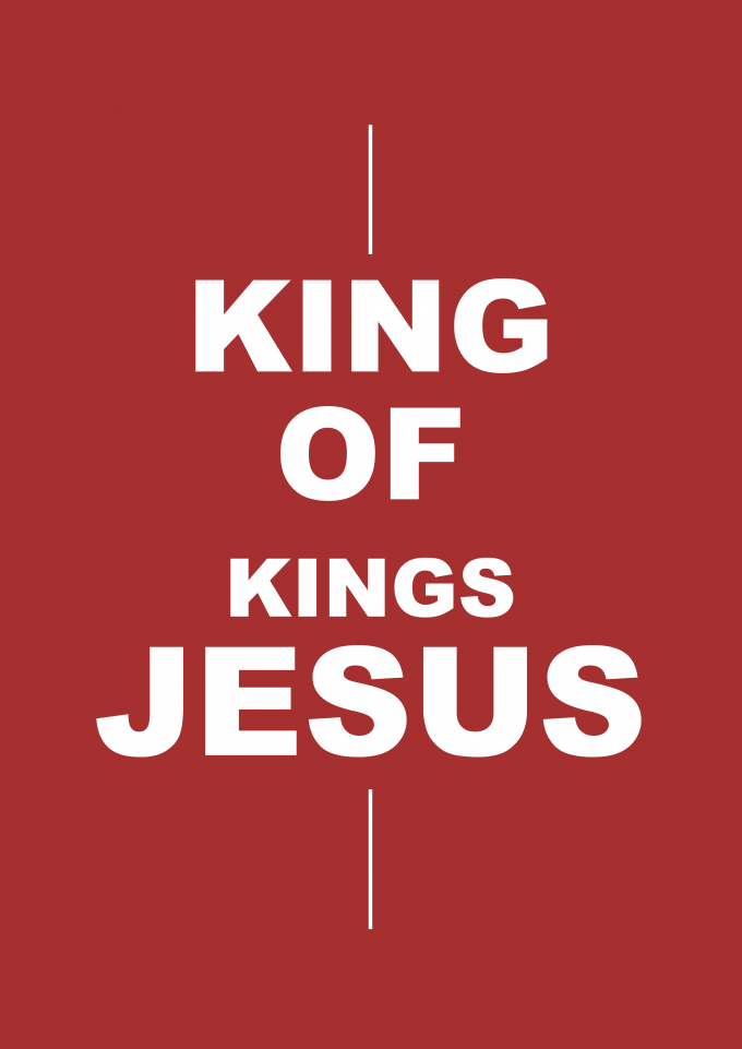 T-Shirt Estonada King of kings Jesus em Criativa Design