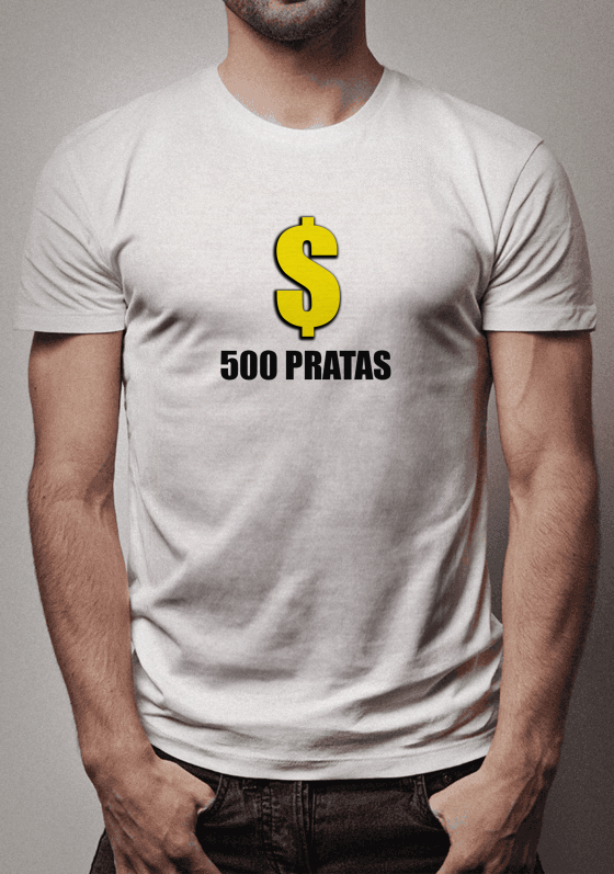 T-Shirt Prime Logo peito em 500 Pratas