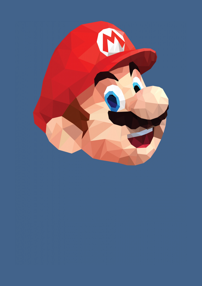 BABY LONG ESTONADA mario bros low poly R$61,73 em sunfield