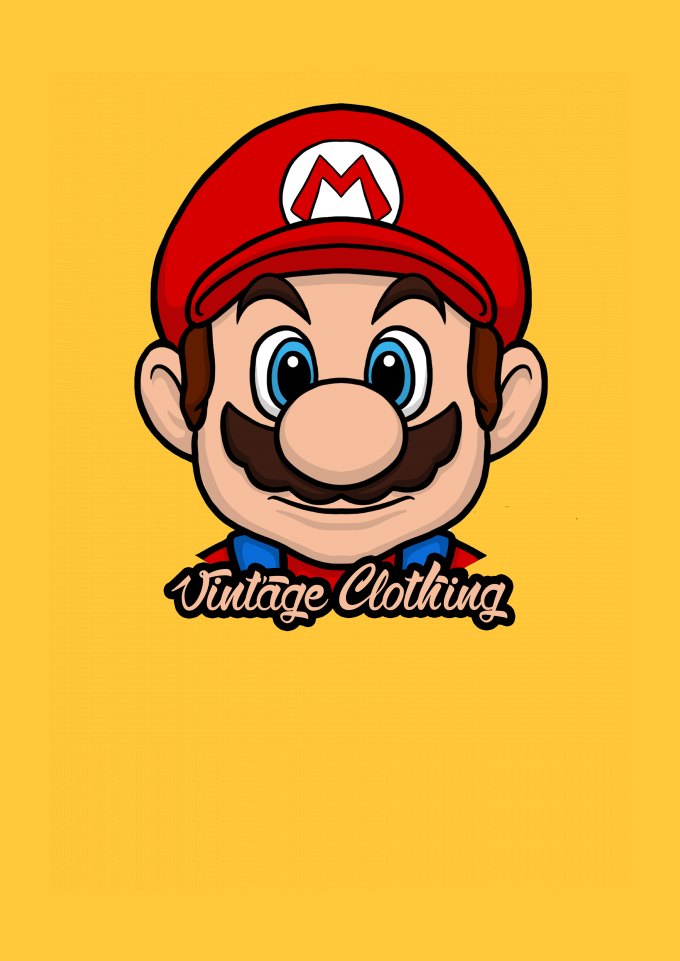 Baby Long Estonada mario Bros VintAge Clothing R$64,15 em VintAge ...