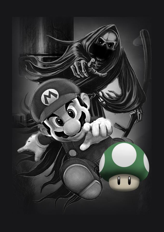 T-Shirt Prime Mario Last Life em Camisetas Olimpo