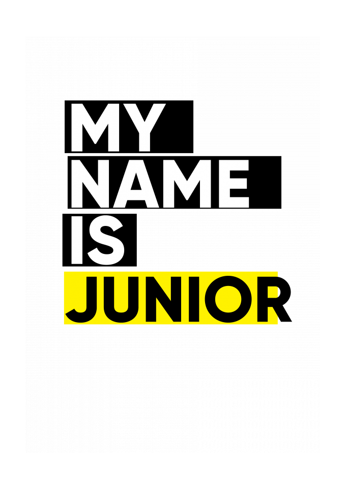 Baby Long Estonada MY NAME IS JUNIOR R$64,15 em Multi Estampas