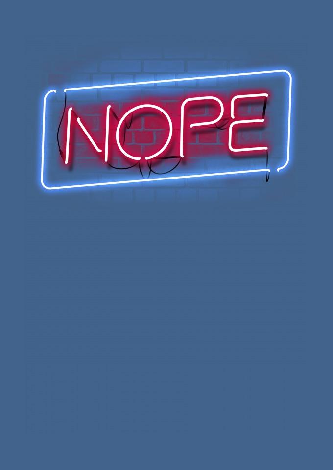 T-Shirt Estonada Nope Neon em Vó Maria