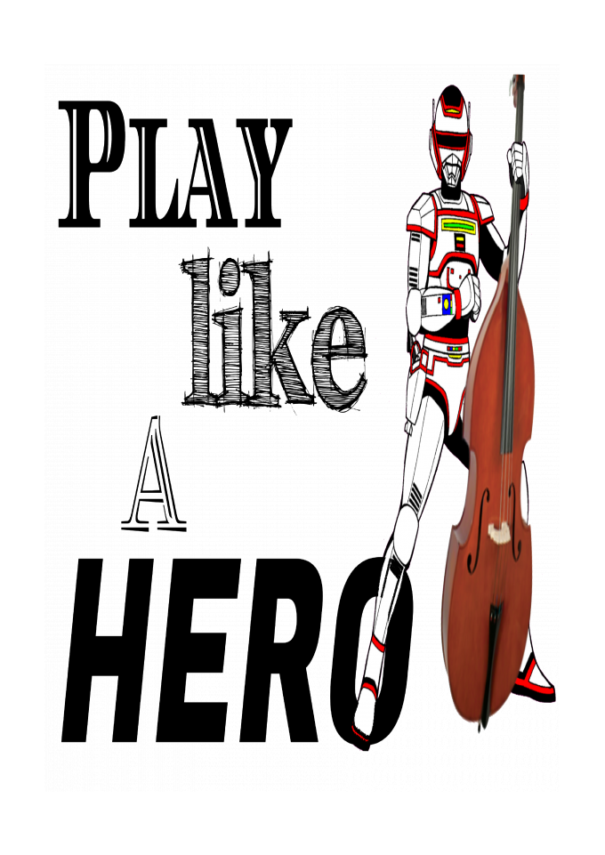 Caneca Play Like A Hero em N.A.S T-SHIRT'S