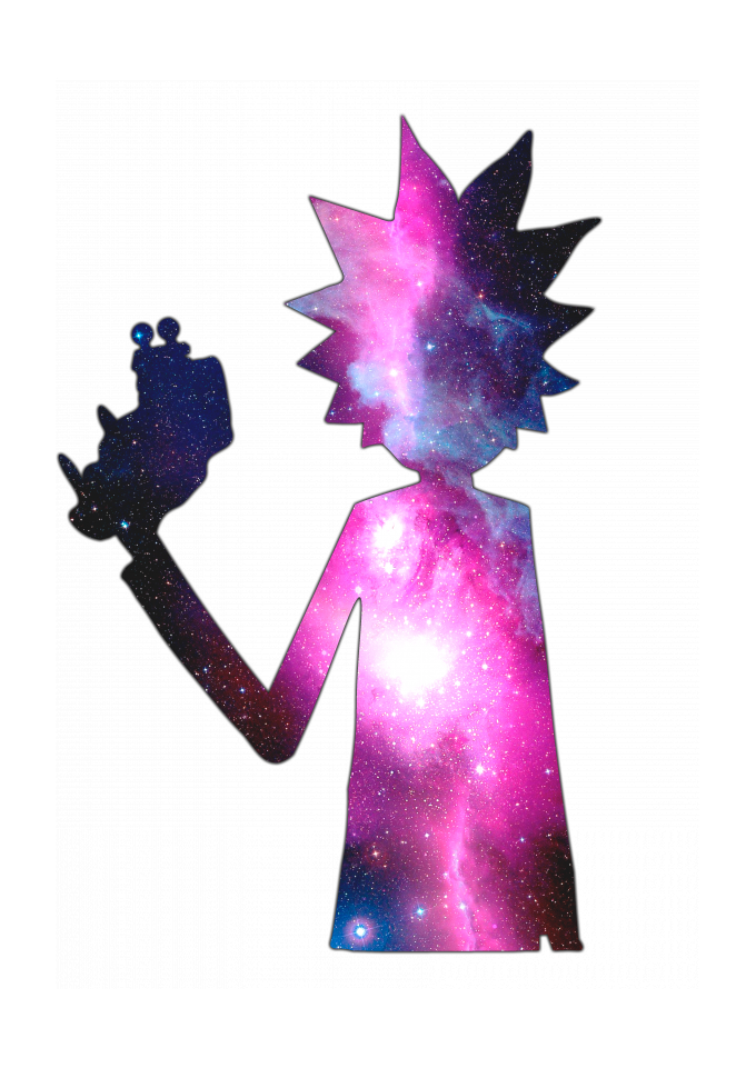 T-Shirt Prime Rick Galaxy em THE BOA