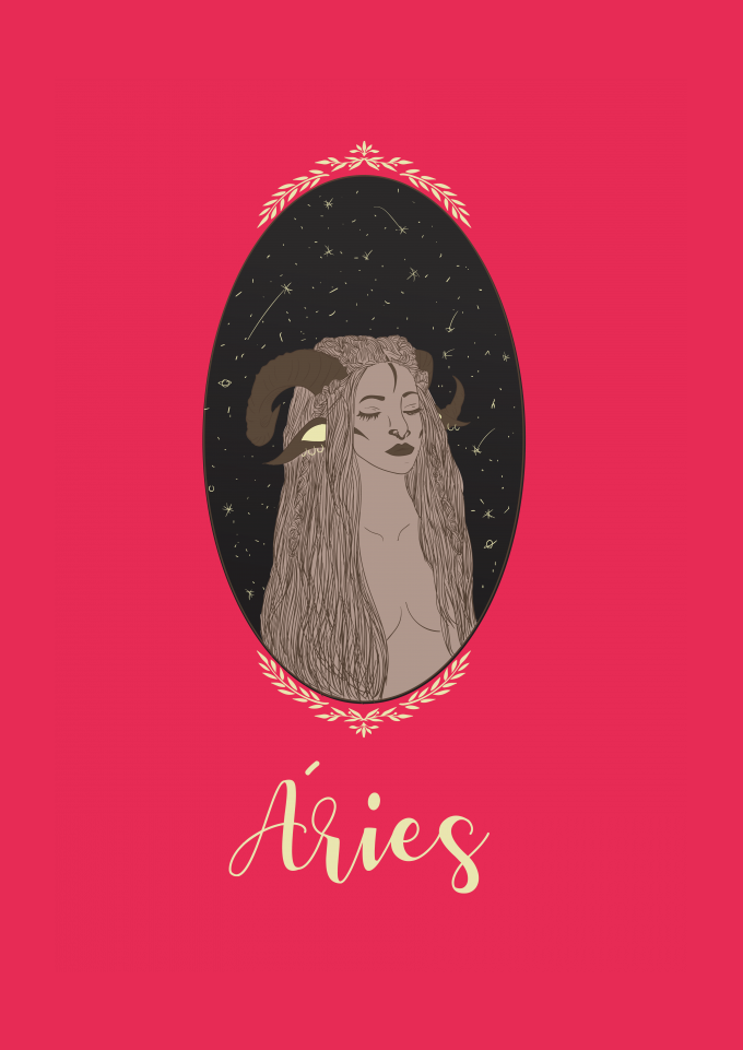 T-Shirt Estonada Signo Áries em Soulitude