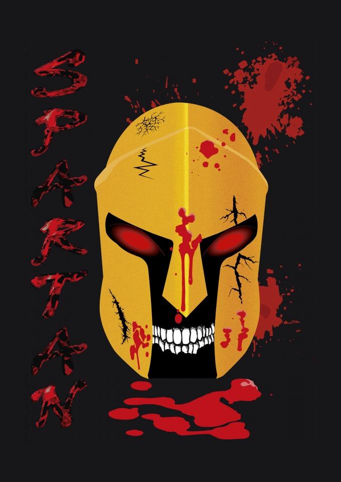 T-Shirt Prime Spartan Death em Ed Stuff