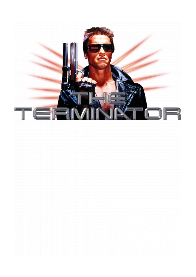 T-Shirt Estonada The Terminator (Versão 2) em Virtual Storm