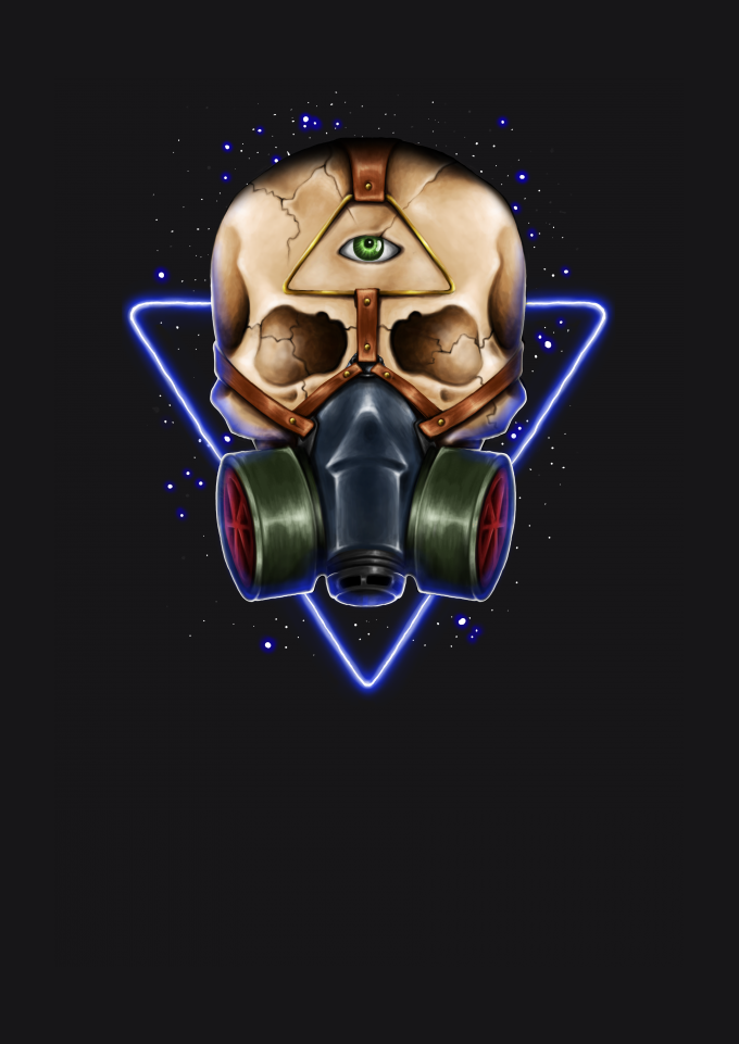 T-Shirt Estonada Toxic Galaxy em LkSvn