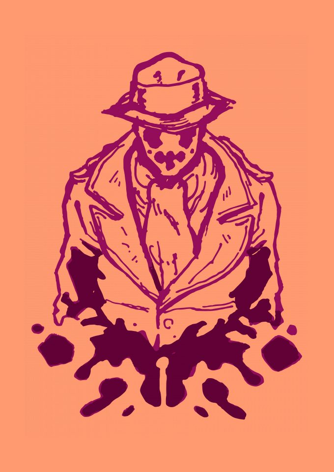 Baby Long Estonada Watchman - Rorschach R$64,15 em Salvattore Estampas ...